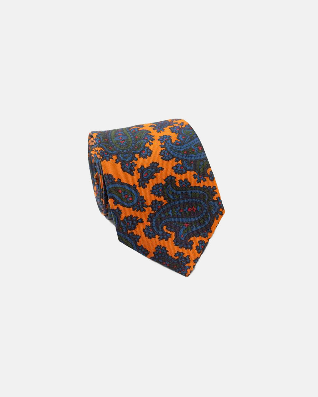 Printed Madder Medium Paisley Tie in Rust | Men's Neckties - J. Press