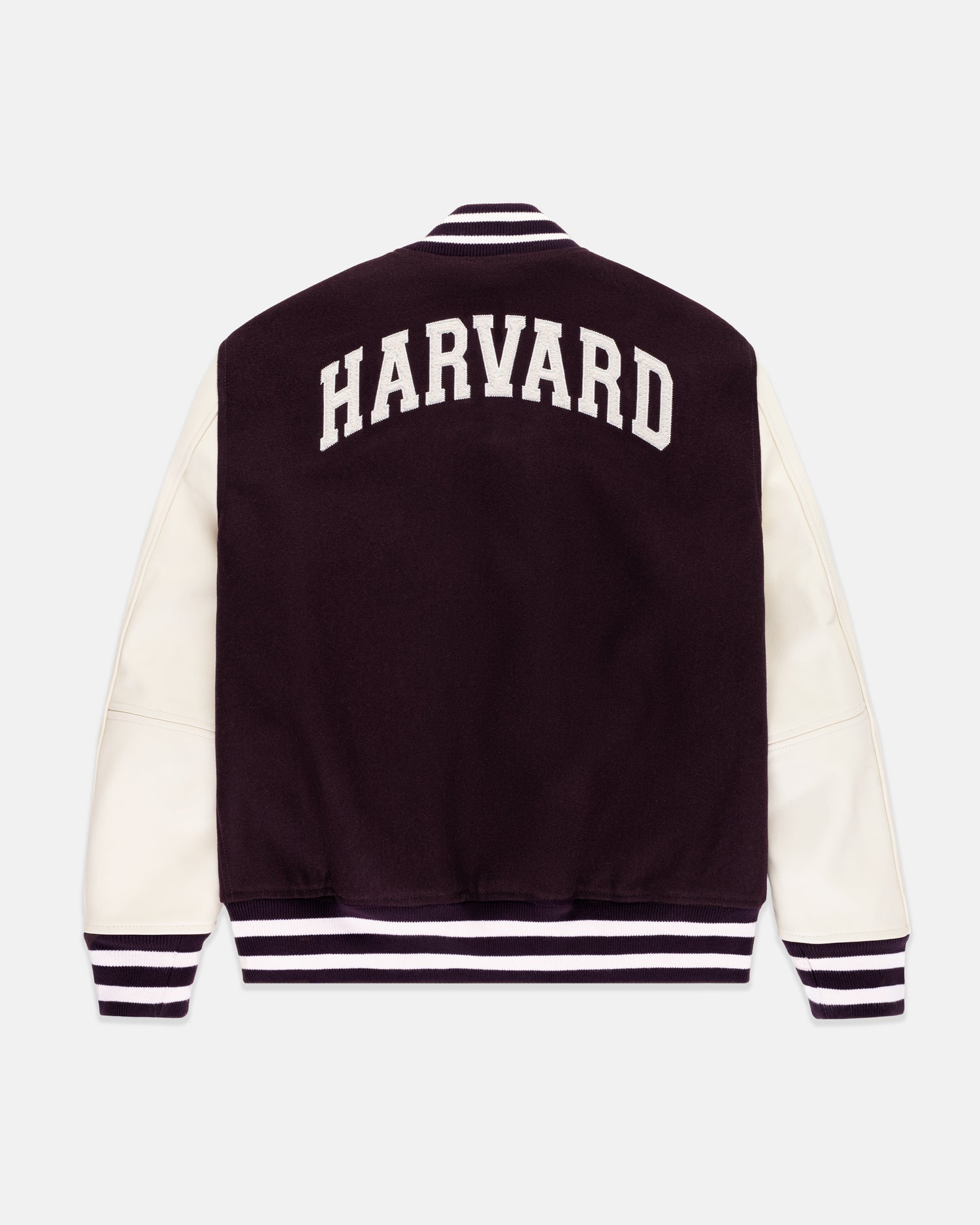 Harvard Varsity Jacket - Burgundy | Pennant Label - J. Press