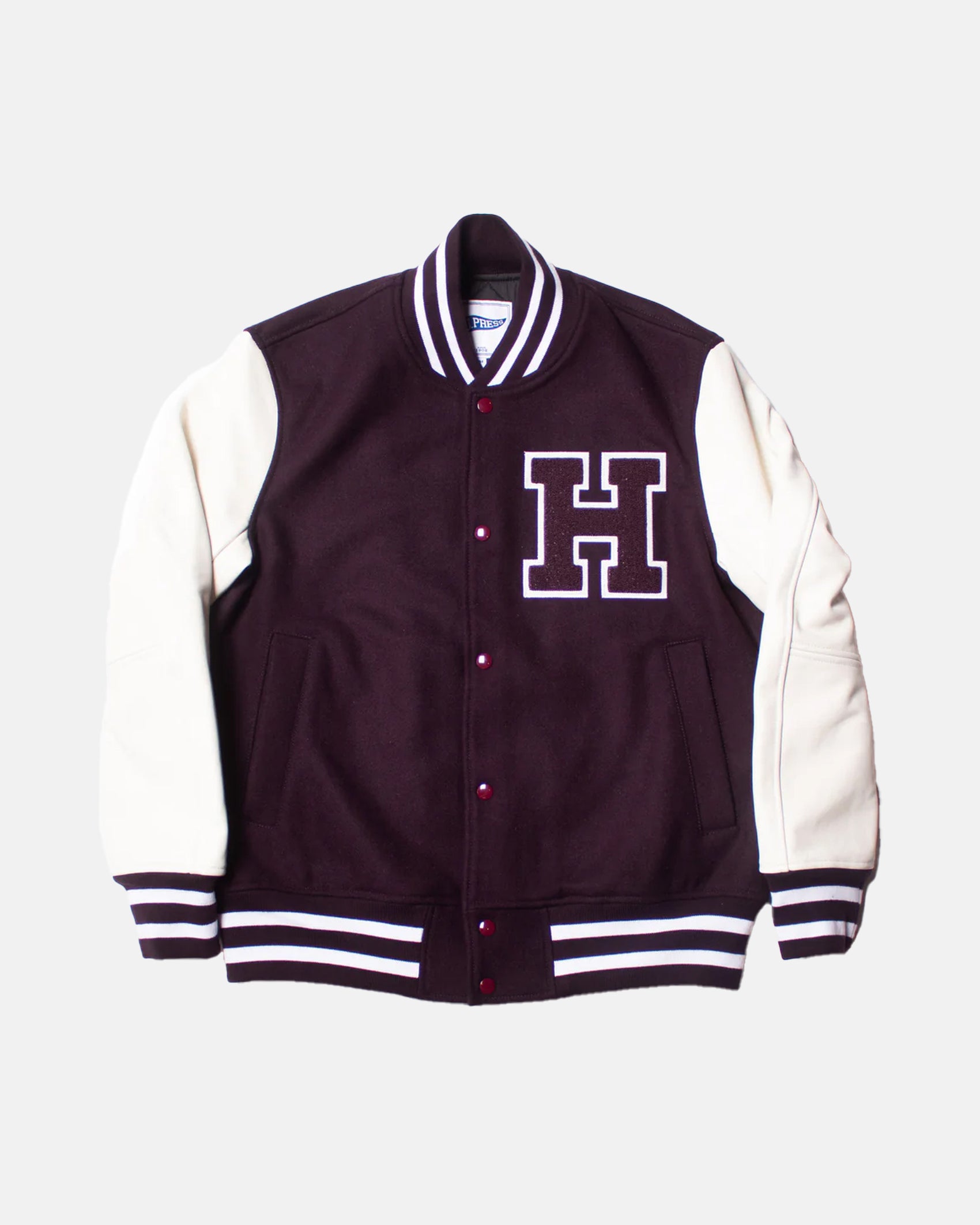 Harvard Varsity Jacket - Burgundy | Pennant Label - J. Press