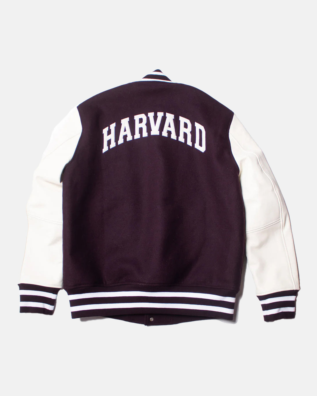 Harvard Varsity Jacket - Burgundy | Pennant Label - J. Press