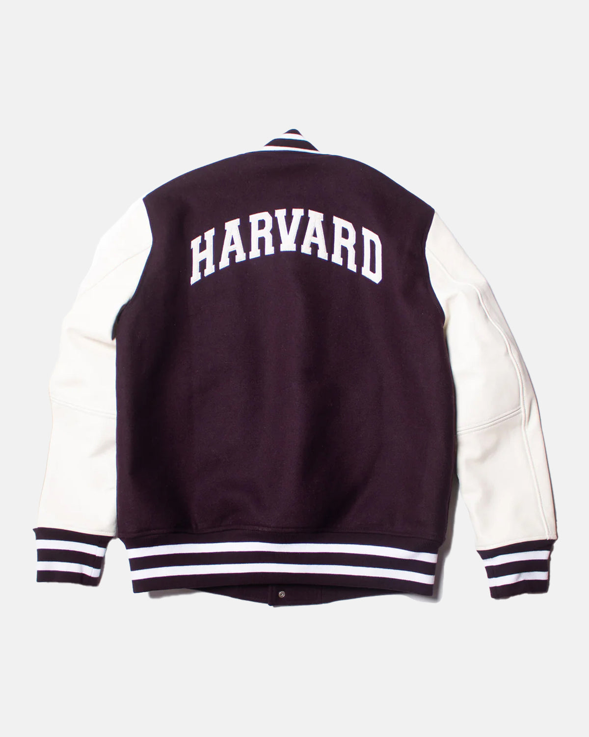Harvard Varsity Jacket - Burgundy | Pennant Label - J. Press