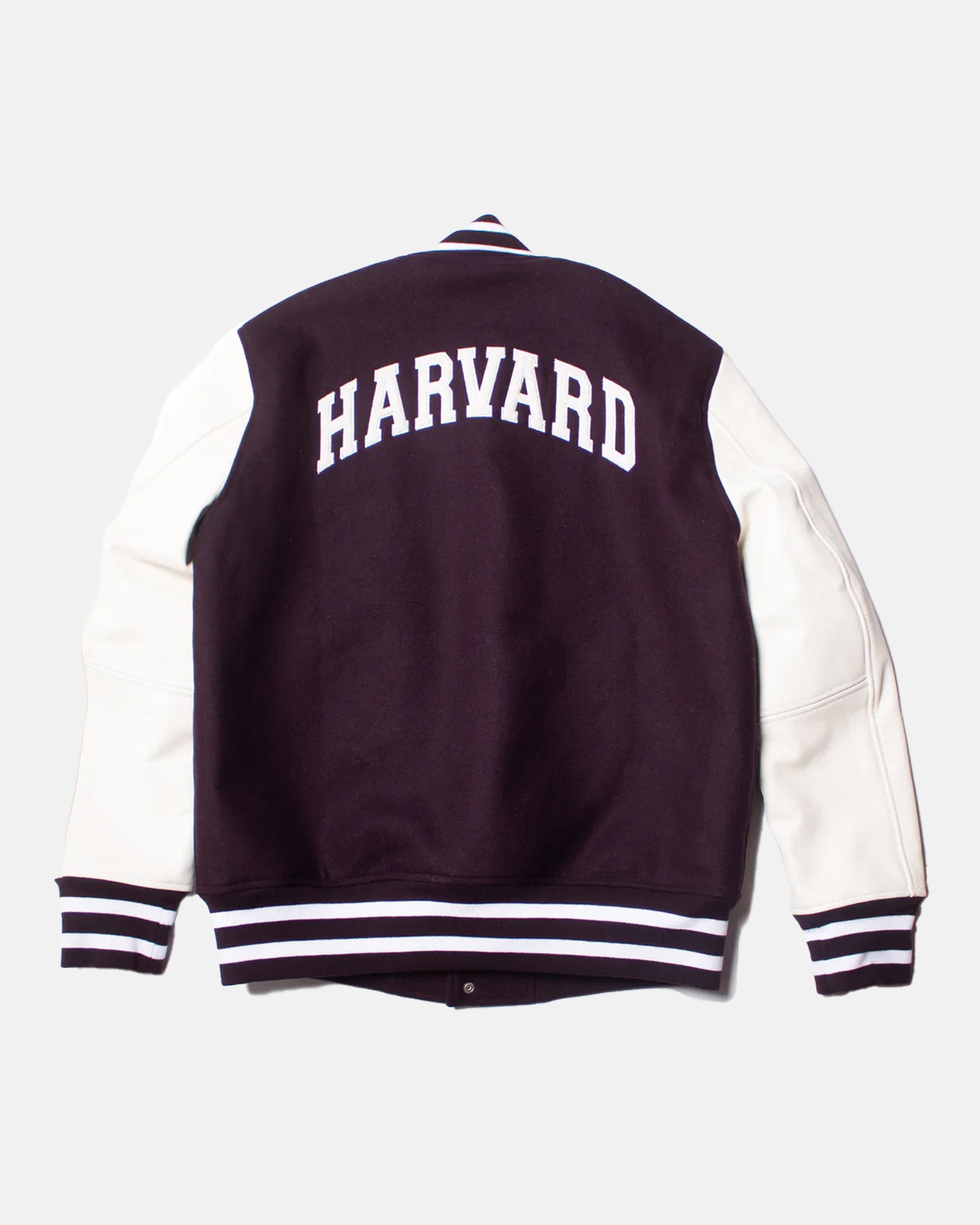 Harvard Varsity Jacket - Burgundy | Pennant Label - J. Press