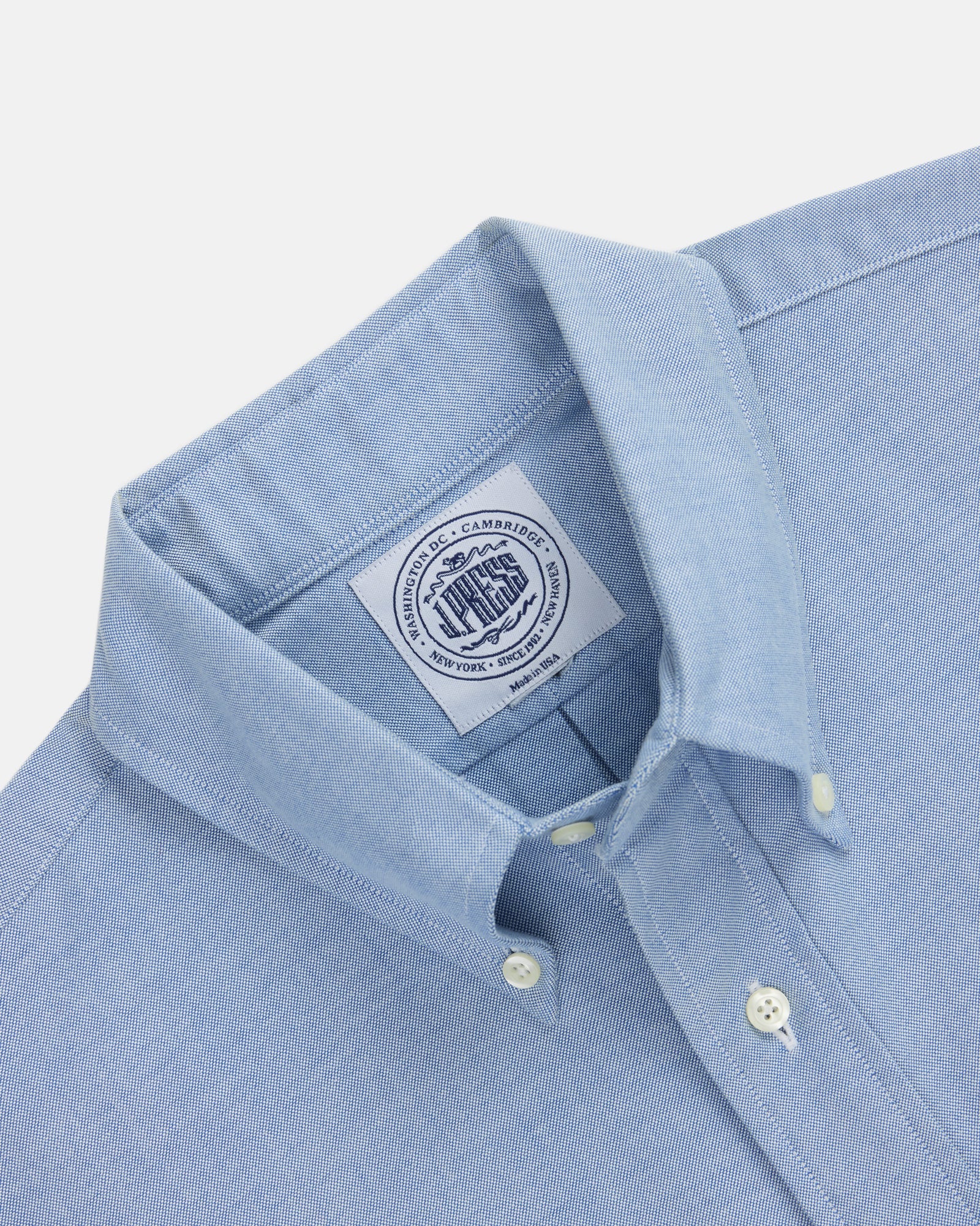 BLUE OXFORD BUTTON DOWN SHIRT