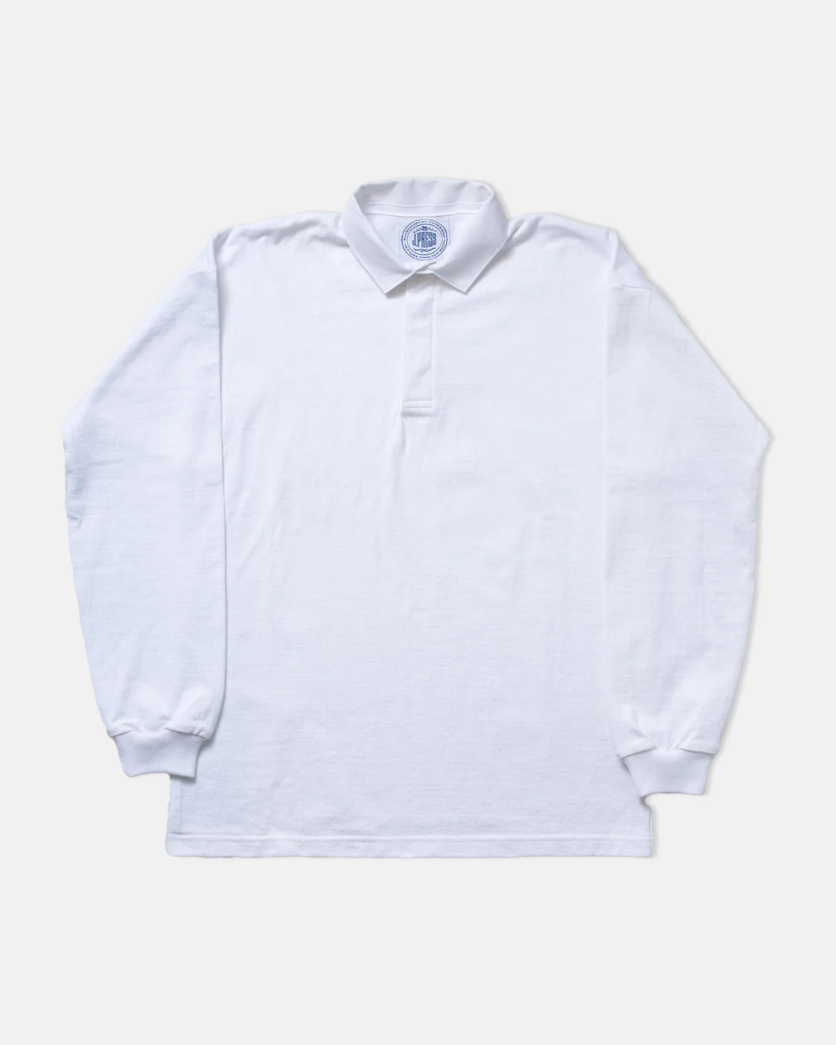 Solid Rugby Shirt in White | Men's Rugby Shirts - Men's Shirts